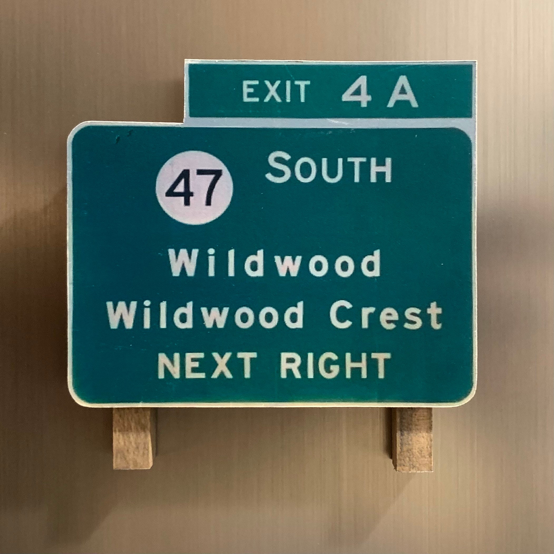 Wildwood Crest Seaside Heights Refrigerator Exit Sign Wooden - Etsy
