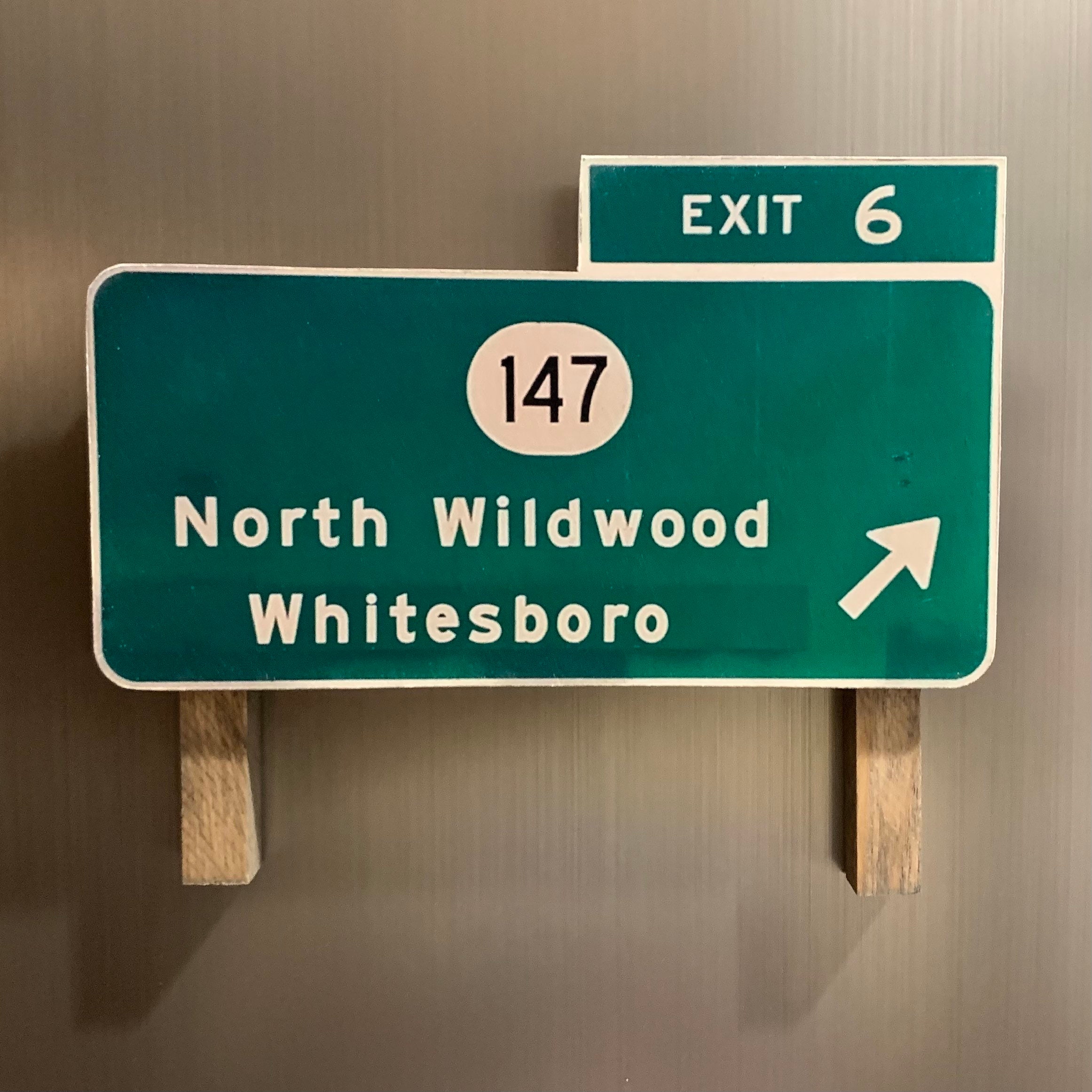 Wildwood Crest Seaside Heights Refrigerator Exit Sign Wooden - Etsy