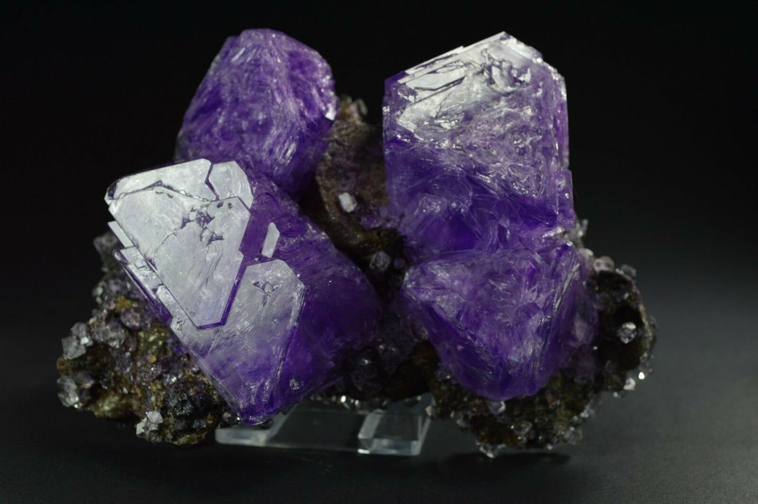 Alun Alunite Crystals on Matrix From Poland Specimen New Purple Like ...