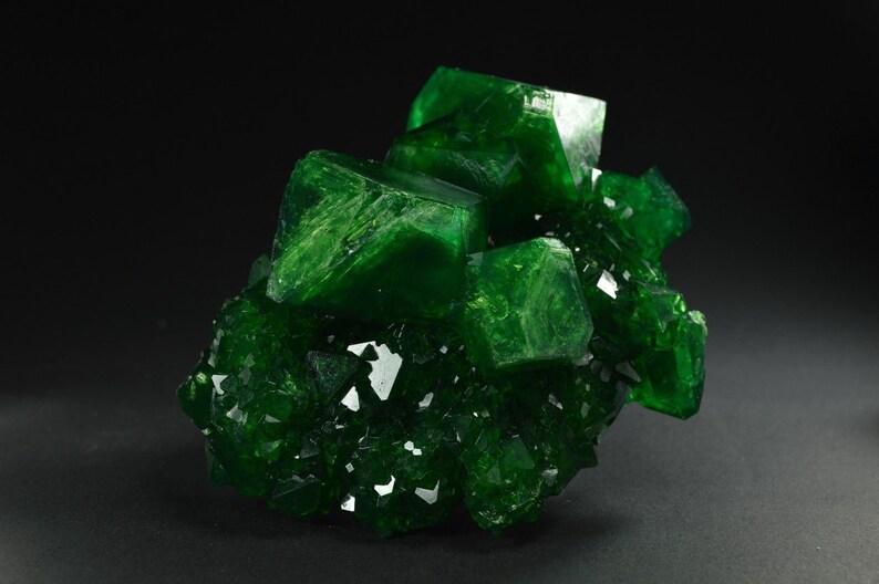 Alun Alunite Crystals on Matrix From Poland Specimen New Green - Etsy