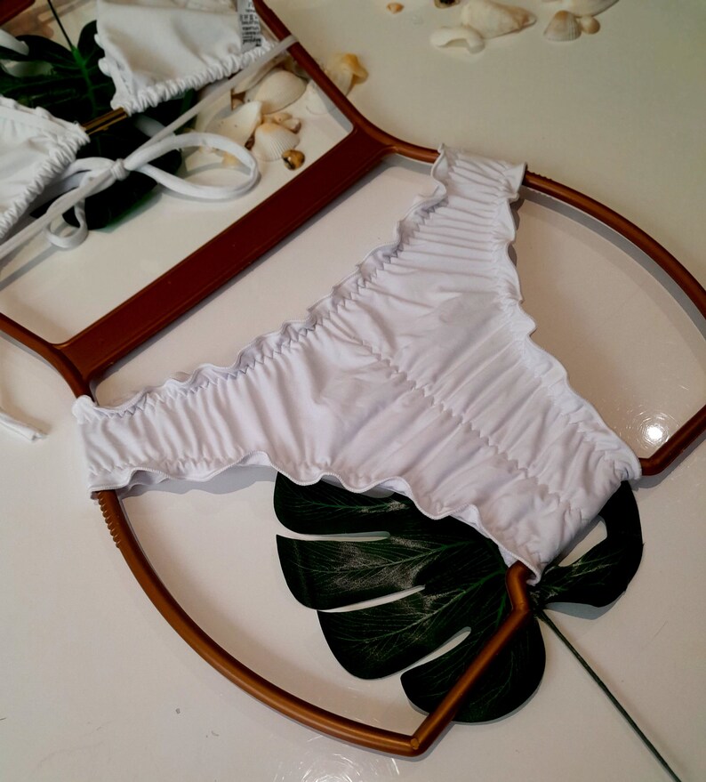 Brazilian Bikini With Triangle Bra and Push-up Scruched Bottom - Etsy