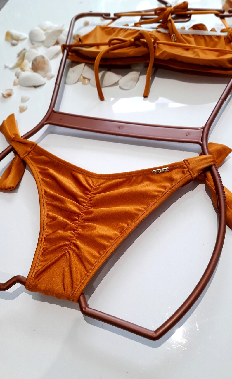 Micro Brazilian Bikini Bandeau Tie Side Paixao No. 457 - Etsy