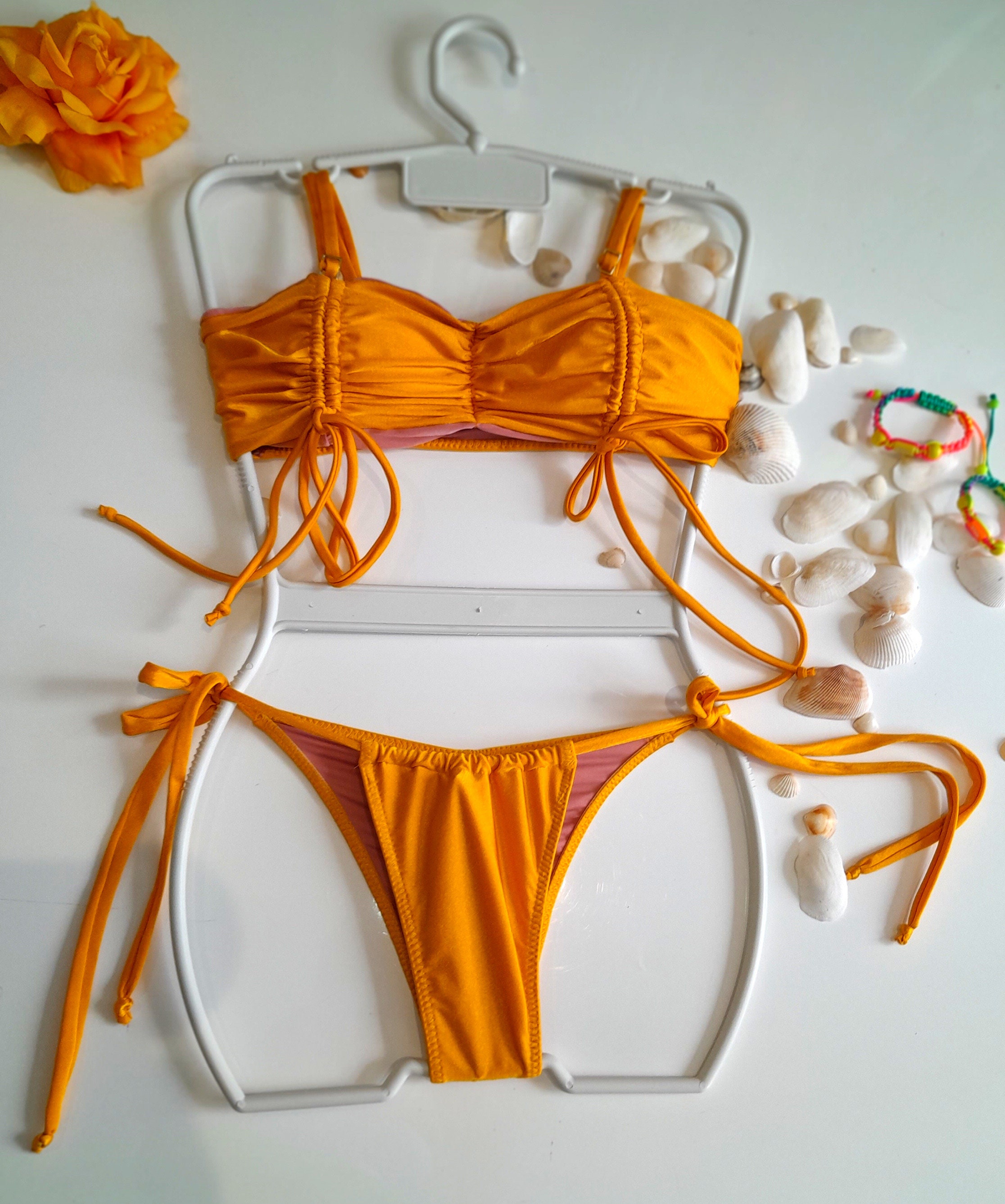 Micro Brazilian Bikini Bandeau Tie Side Paixao No. 457 - Etsy