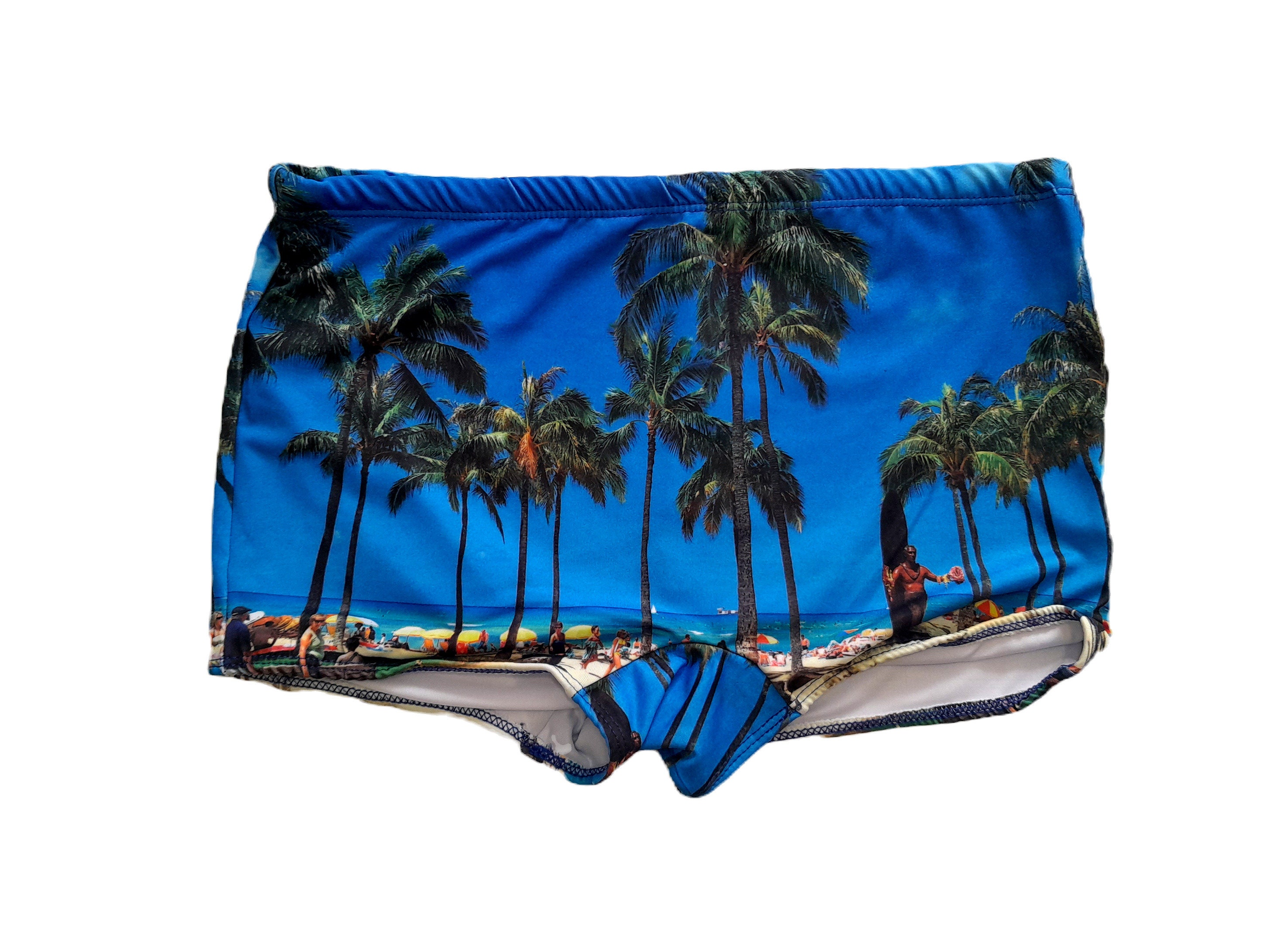 Brazilian Sunga Boxer Briefs Palm Trees and Beach -paixao No. 78 - Etsy