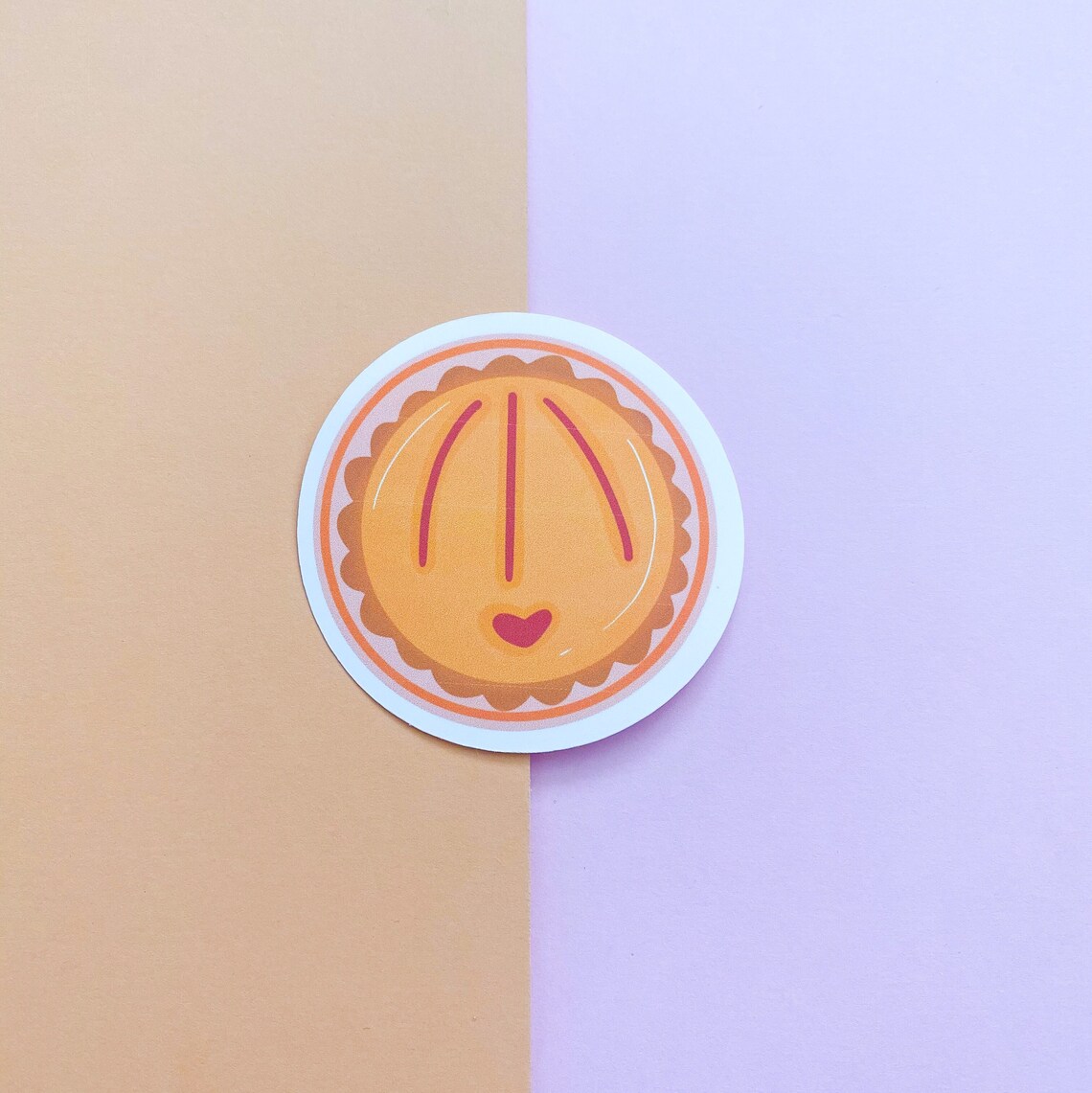 Apple pie single sticker kawaii cute sticker art-pie | Etsy