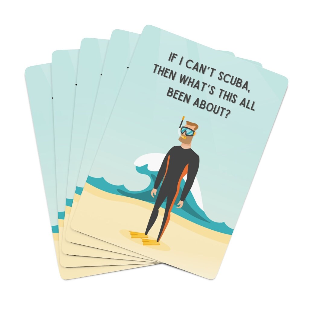 The Office Playing Cards, Creed's Scuba Poker Cards, Stocking Stuffer ...