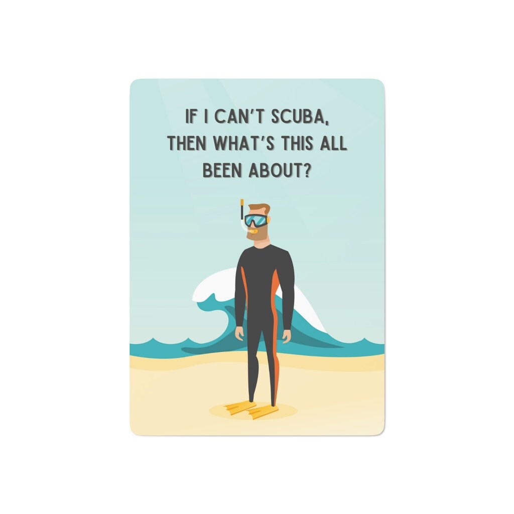 The Office Playing Cards, Creed's Scuba Poker Cards, Stocking Stuffer ...