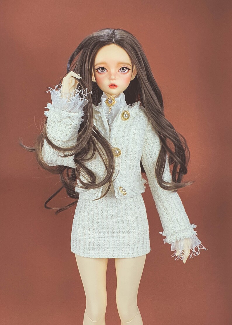 BJD Clothes SD Doll Cloth for 1/3 1/4 Doll Tweed Two Piece SET - Etsy