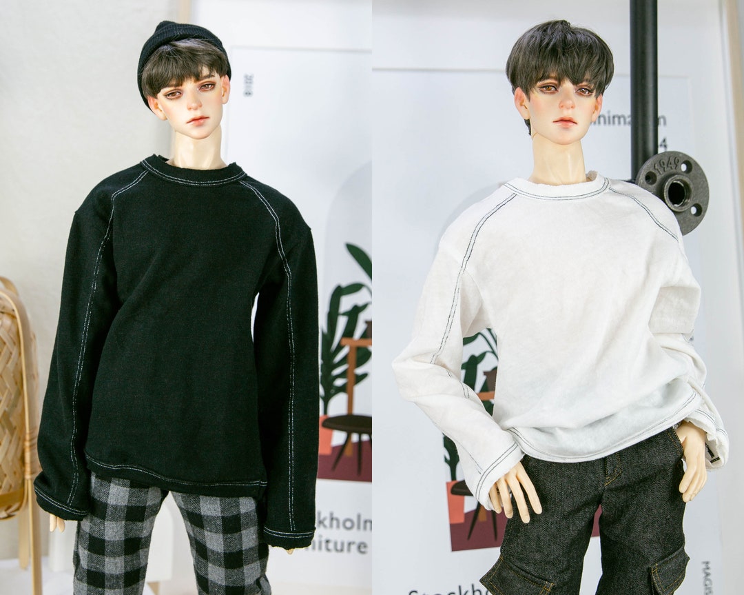 BJD Clothes ID75 SD17 1/3 Doll Vintage Stitched Sleeve for SD SD17 Boy ...