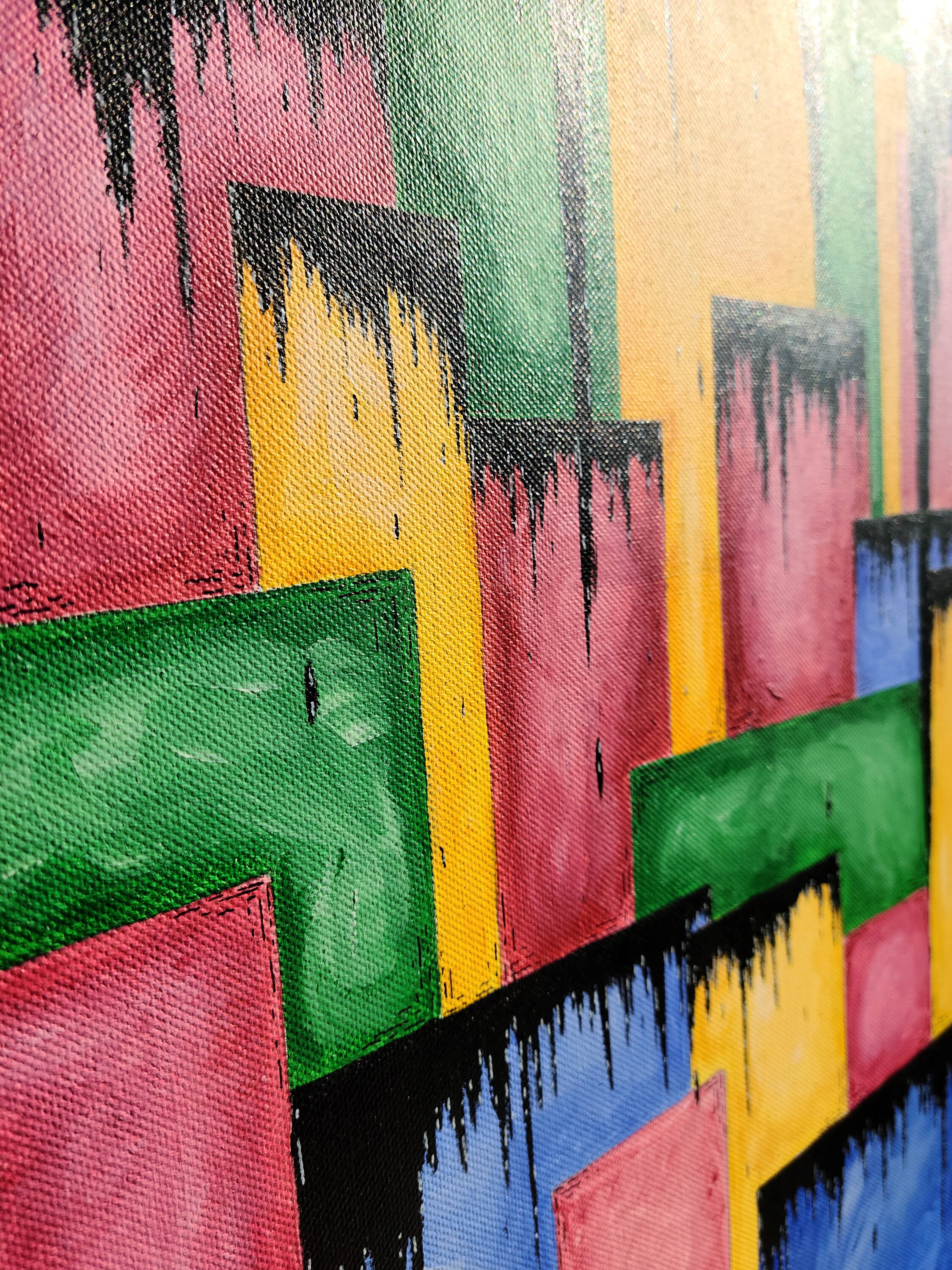 Abstract Wall Art Colorful Abstract Painting Color Block - Etsy UK