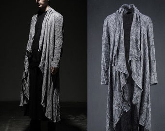 Linen Cloak Black - Etsy