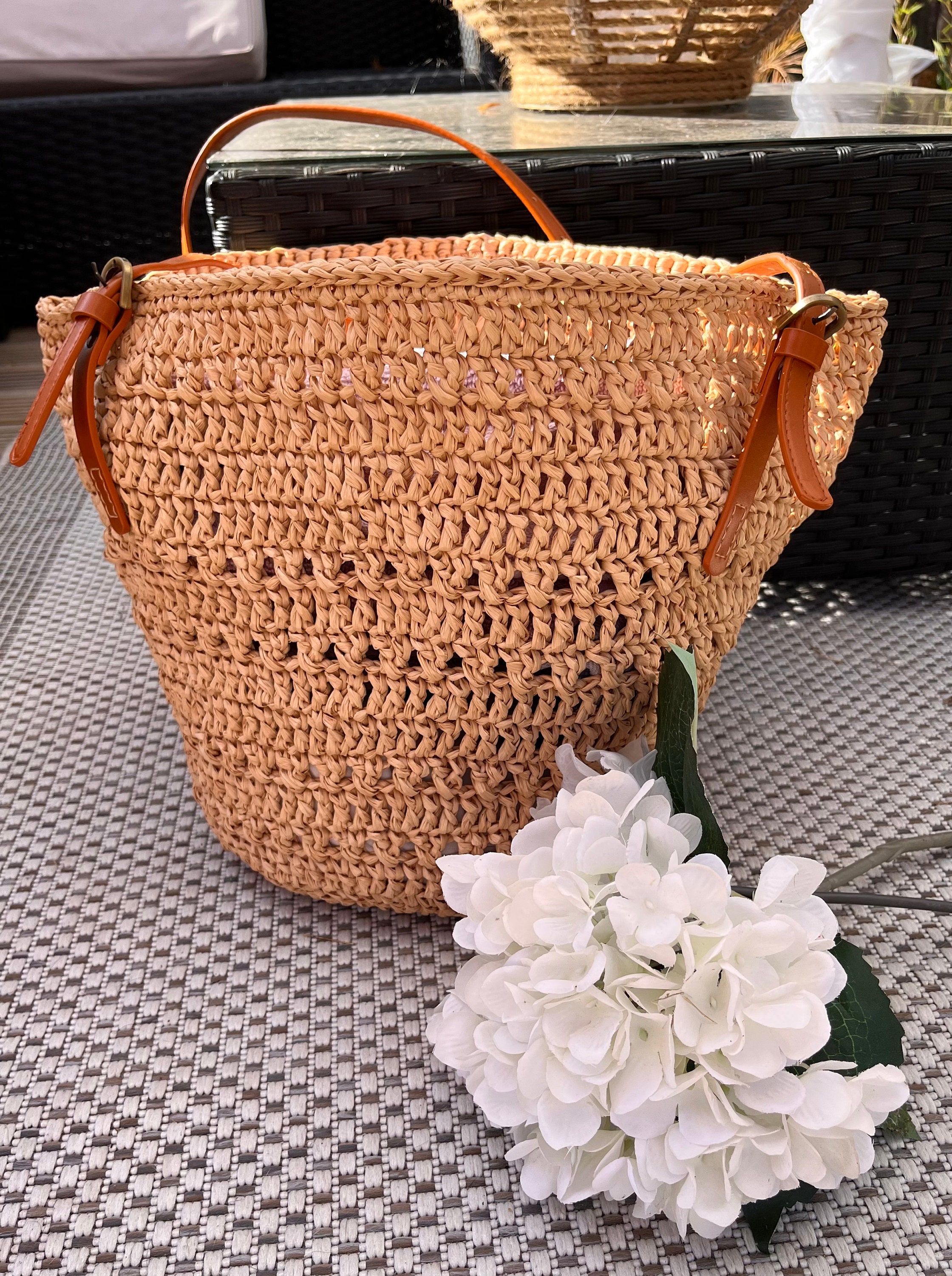 Crochet Raffia Bag Pattern PDF Shopping Bag Market Bag - Etsy Australia