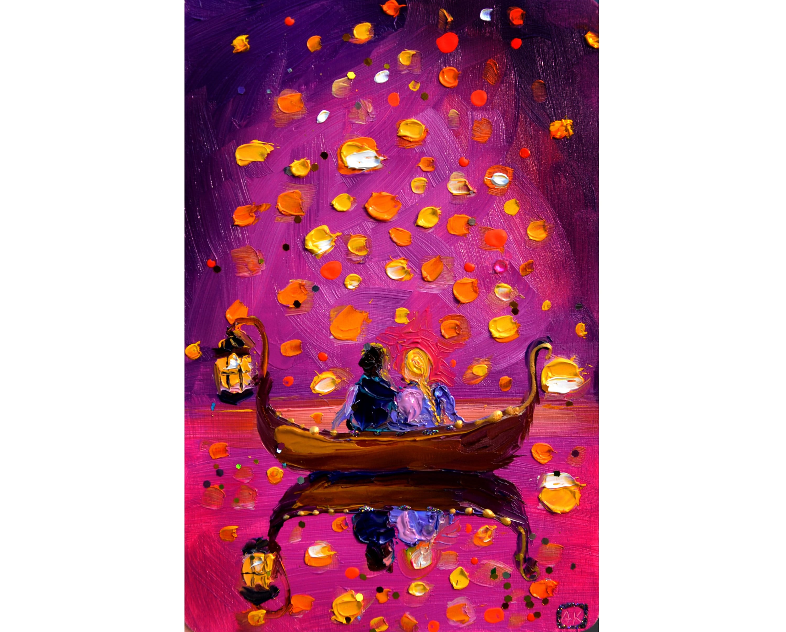 Rapunzel Oil Painting