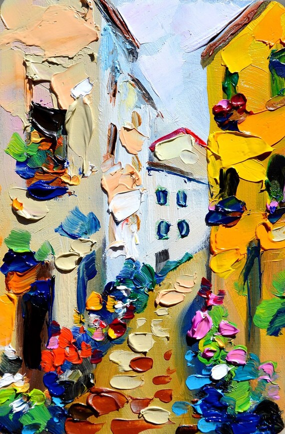 Abstract Cottage Painting
