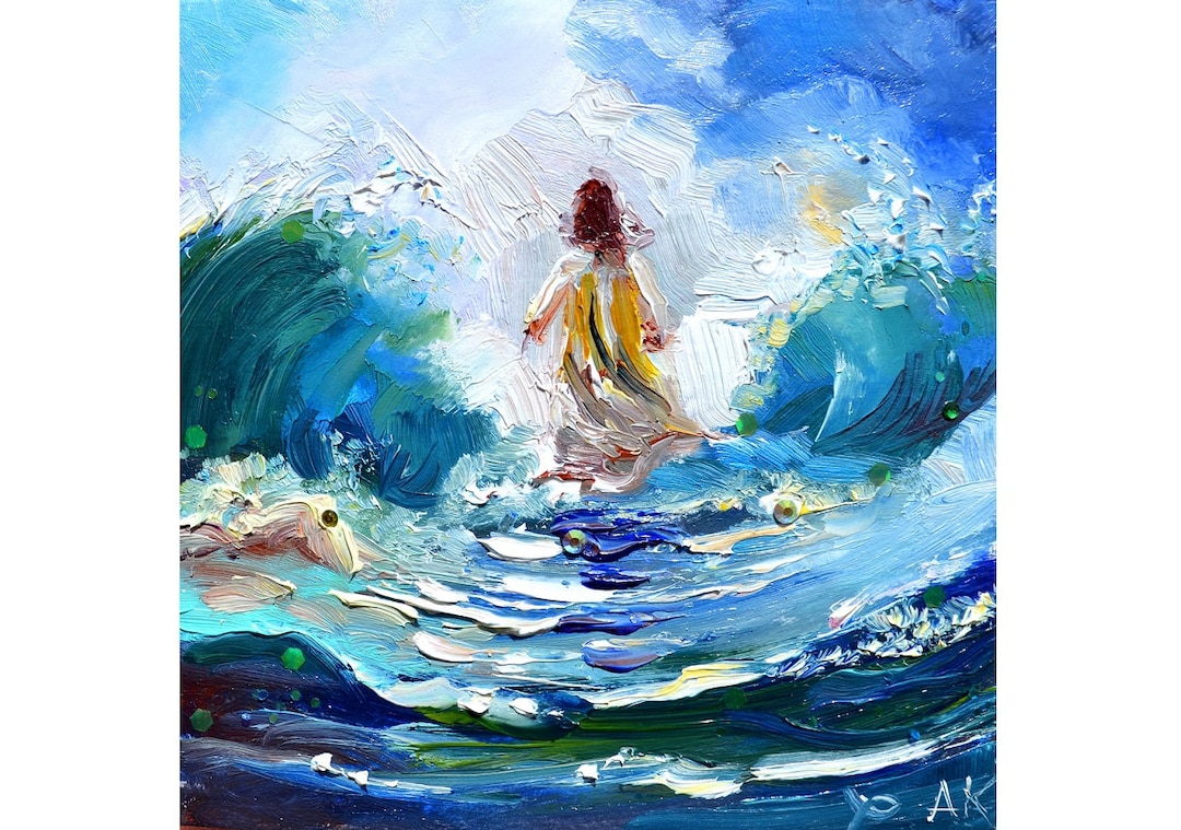 Jesus Walks on Water, Religious Images, Christian Art Christian Faith ...