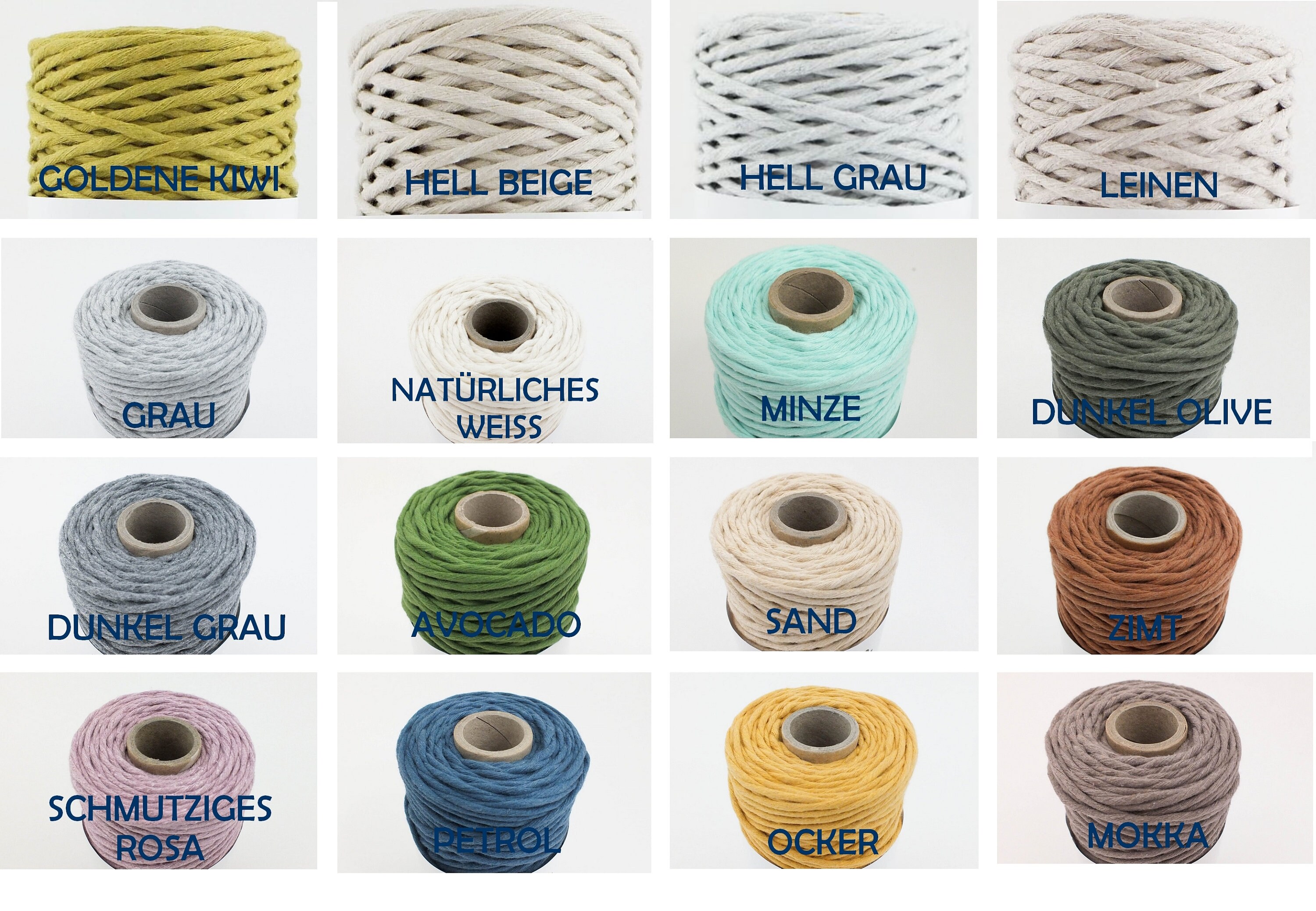 Macrame Yarn 100 M Macrame Cord 300g 3 Mm 100% Recycled | Etsy New Zealand