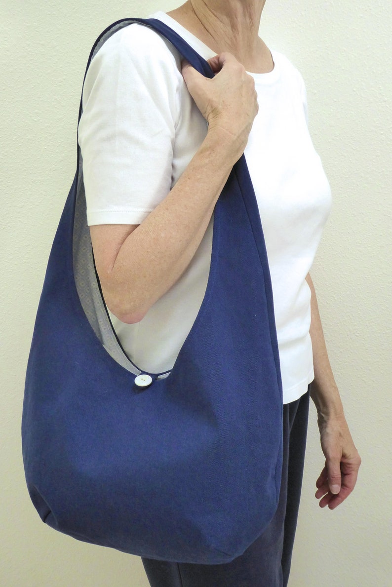 Denim Hobo / Slouch Bag - Etsy
