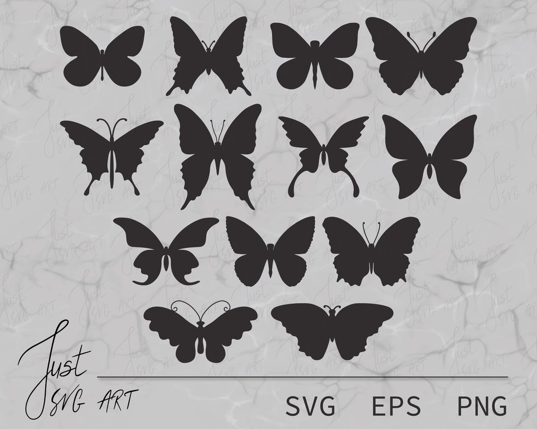 Butterfly - Butterfly Cut File – Butterfly Silhouette – Butterfly SVG ...
