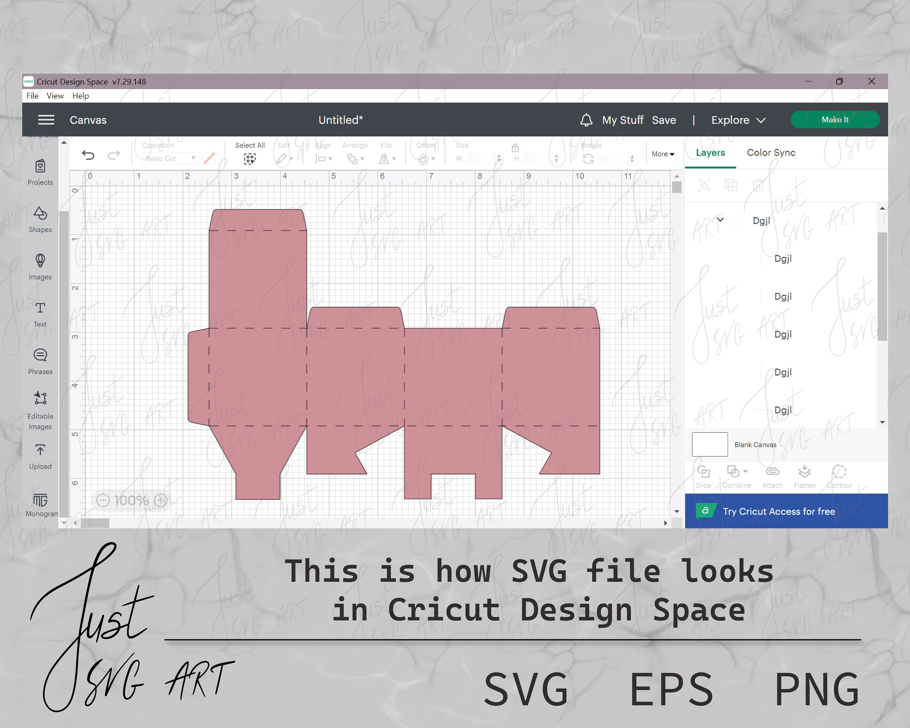 Simple Box Template - Simple Box Template DIY - Simple Box - Gift Box ...
