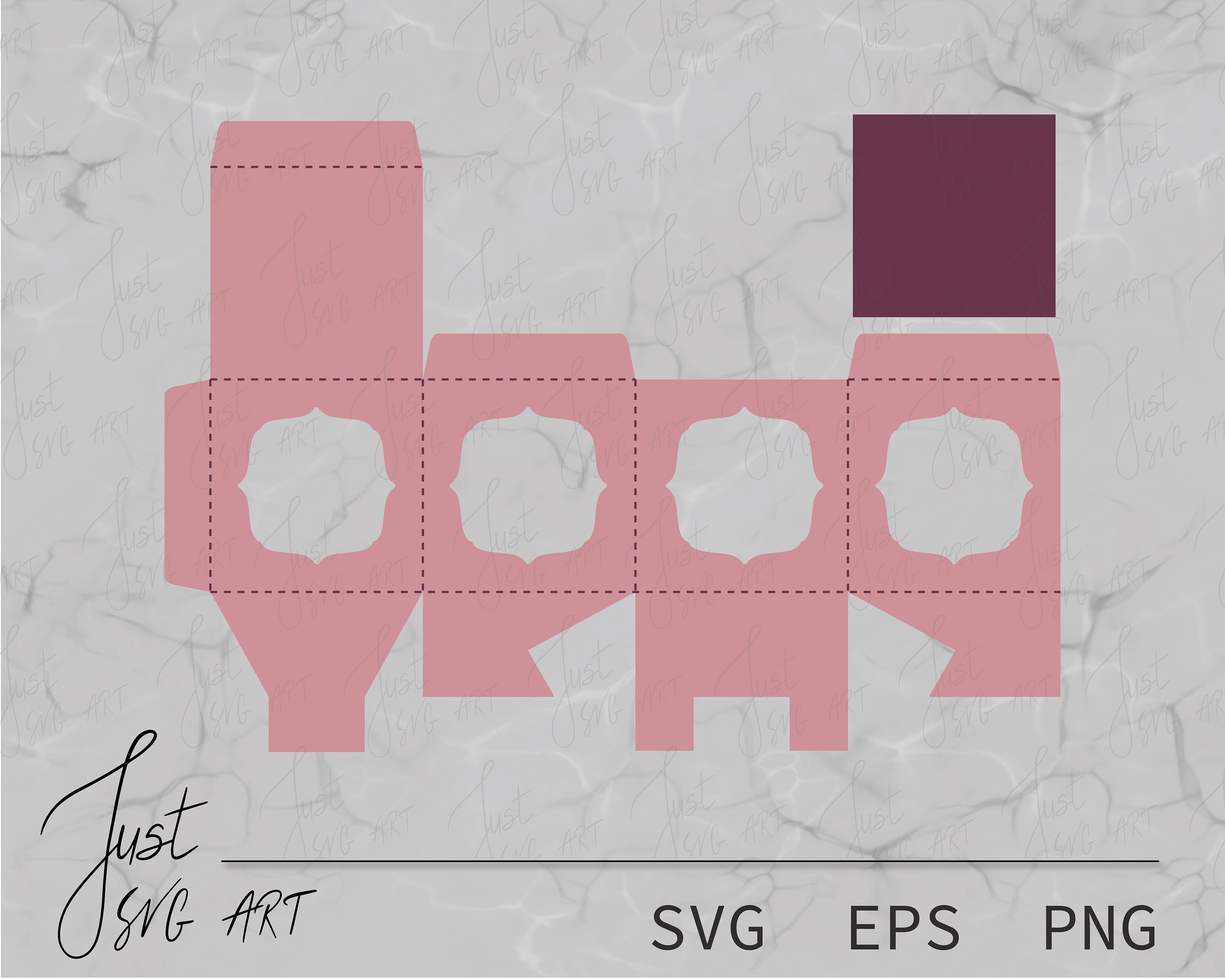 Simple Box Template - Simple Box Template DIY - Simple Box - Gift Box ...