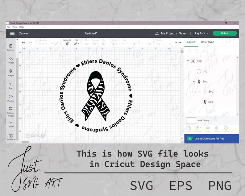 Ehlers Danlos Syndrome – EDS – EDS Awareness – Eds Svg – Eds Eps – Eds ...
