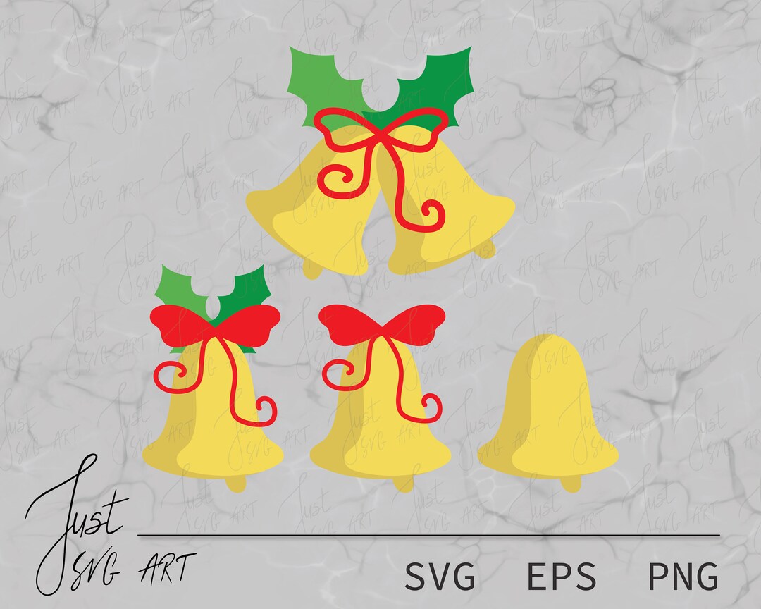 Christmas Bells SVG – Christmas Decoration SVG – Bells SVG – Merry ...