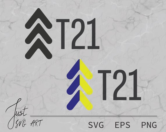 T21 Arrows SVG Down Syndrome SVG Down Syndrome Awarness | Etsy