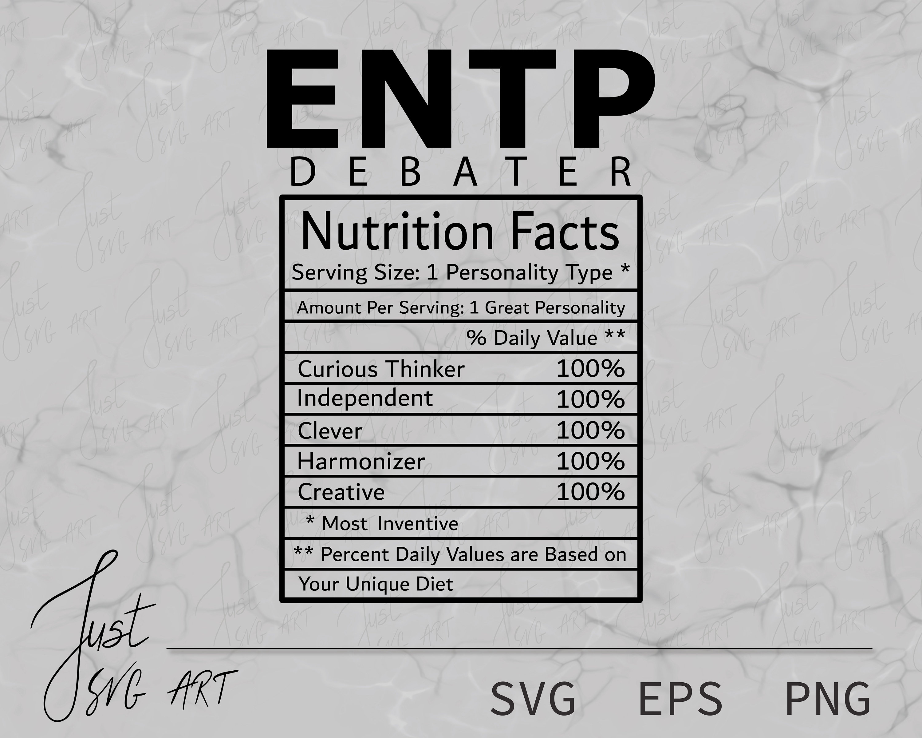 ENTP Debater ENTP Debater SVG Svg Eps Png - Etsy España