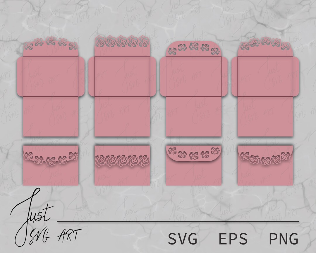 Simple Envelope Template 5.2x7.2 in - Decorative Envelopes - Envelope ...