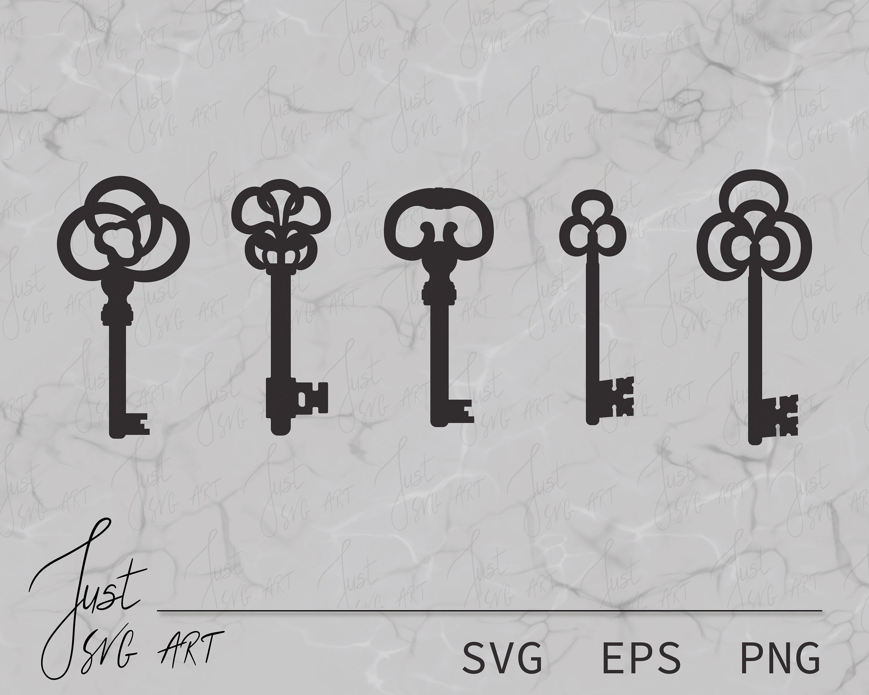 Keys - Vintage Keys - Keys SVG - Vintage Keys Set - Keys Set - Keys ...