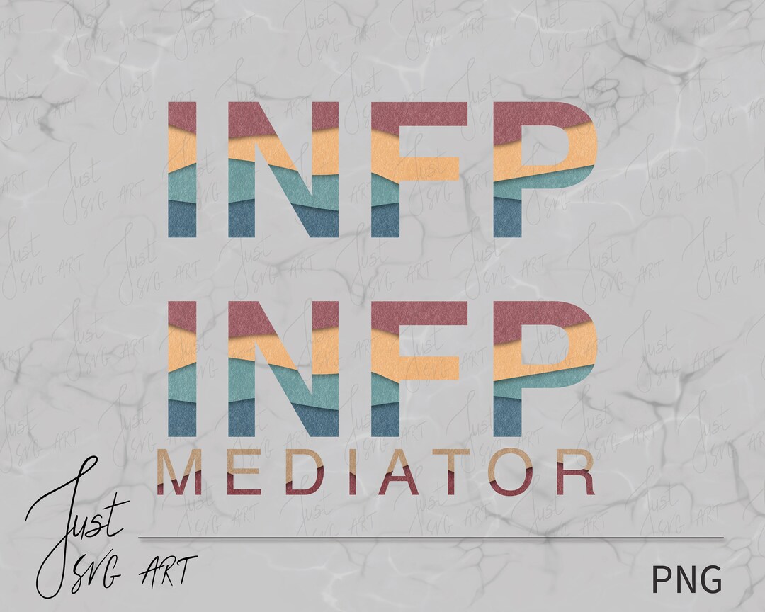 INFP Mediator PNG 16 Personalities Test Png 16 - Etsy
