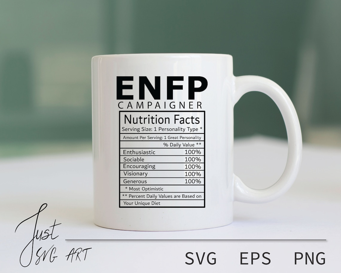 ENFP Campaigner - ENFP Campaigner SVG - Svg - Eps - Png - Nutrition ...
