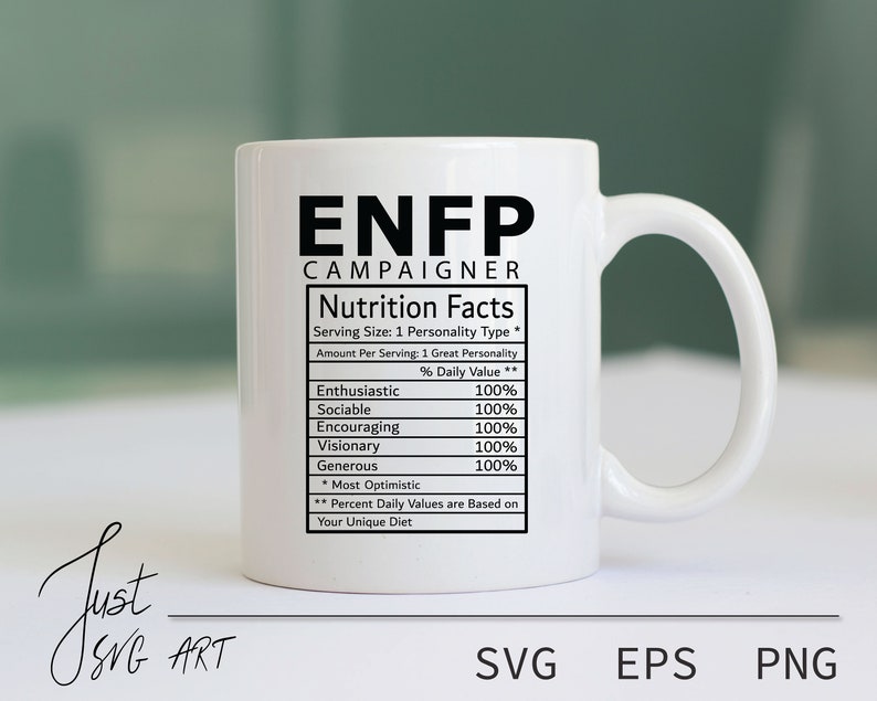 ENFP Campaigner - ENFP Campaigner SVG - Svg - Eps - Png - Nutrition ...