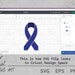 Cri Du Chat Syndrome Awareness Ribbon SVG EPS PNG Cri Du Chat Ribbon 5P ...