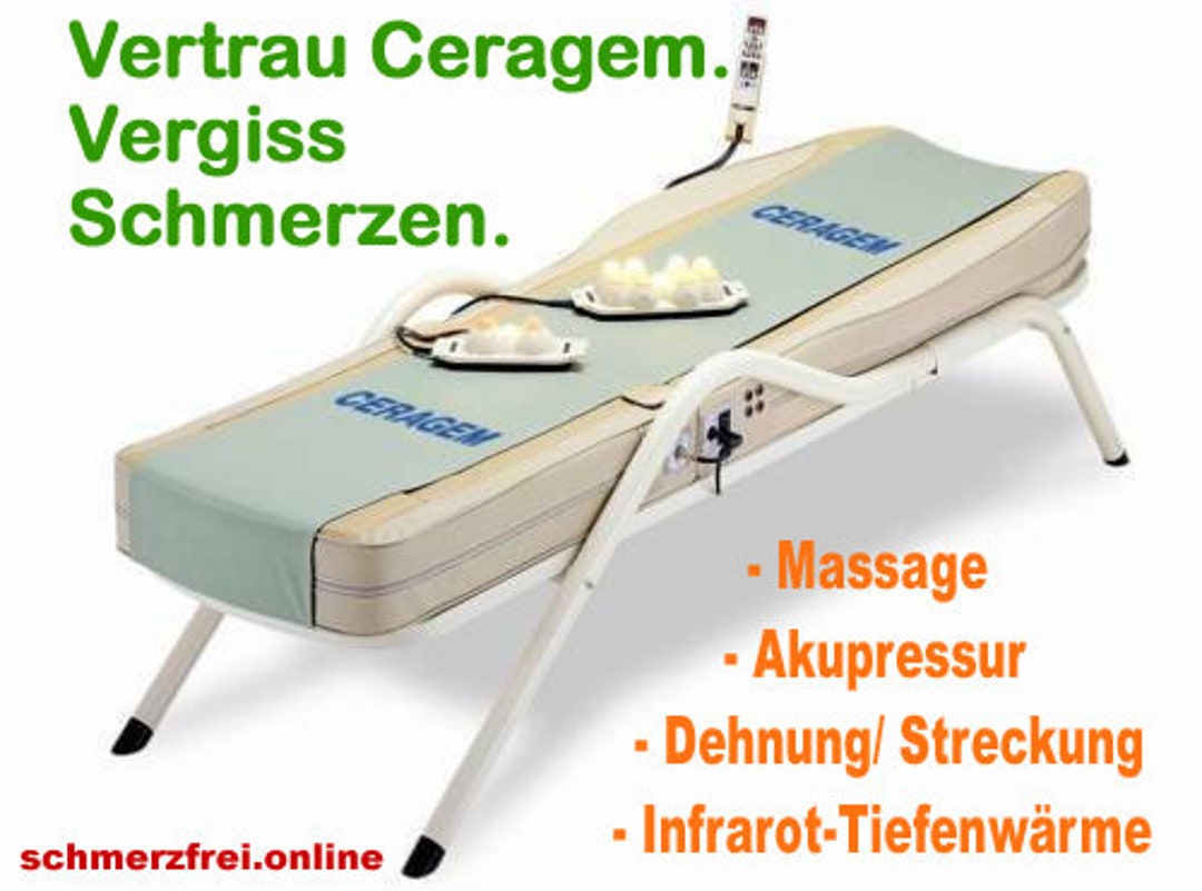 Massage Table CERAGEM E With Stretching and Extension, Acupuncture ...