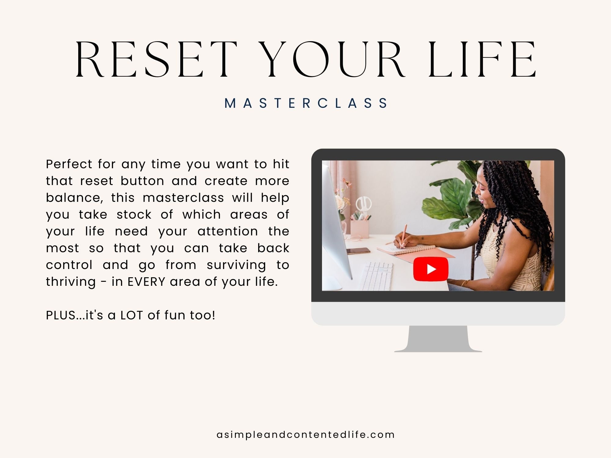 Life Reset Masterclass, Wheel of Life Planner, Wheel of Life Worksheet ...