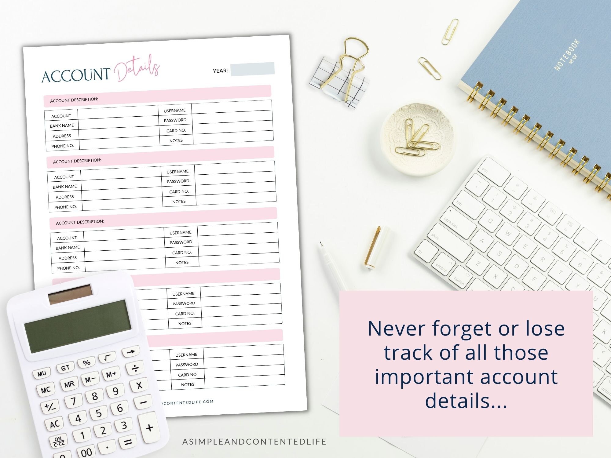 Account Tracker, Credit Card Tracker, Finance Log, Finance Planner ...