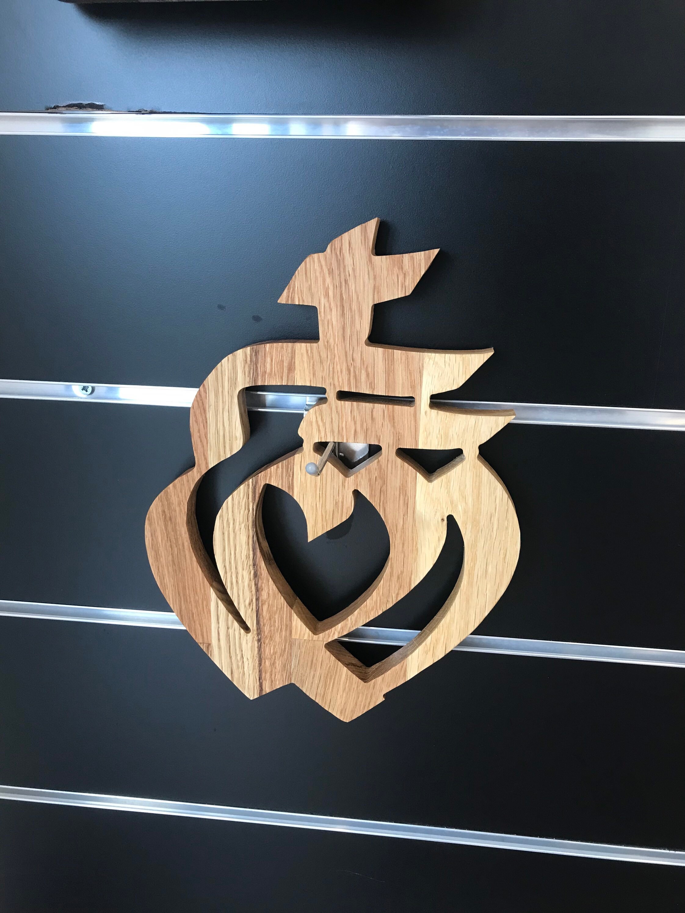 Heart of Vendée in Oak Wall Decoration - Etsy