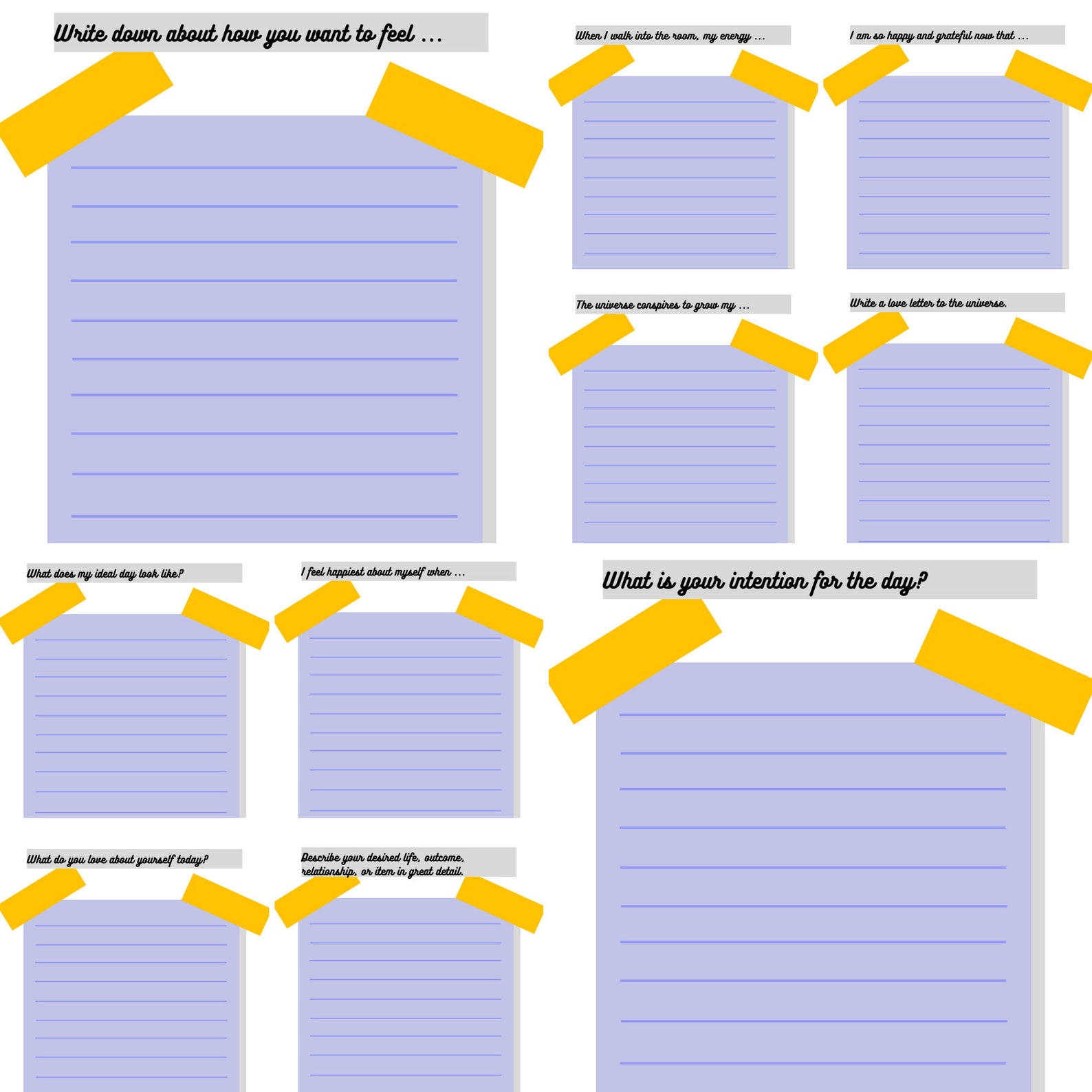 Scripting Journal Prompts Manifestation Journal Prompts - Etsy