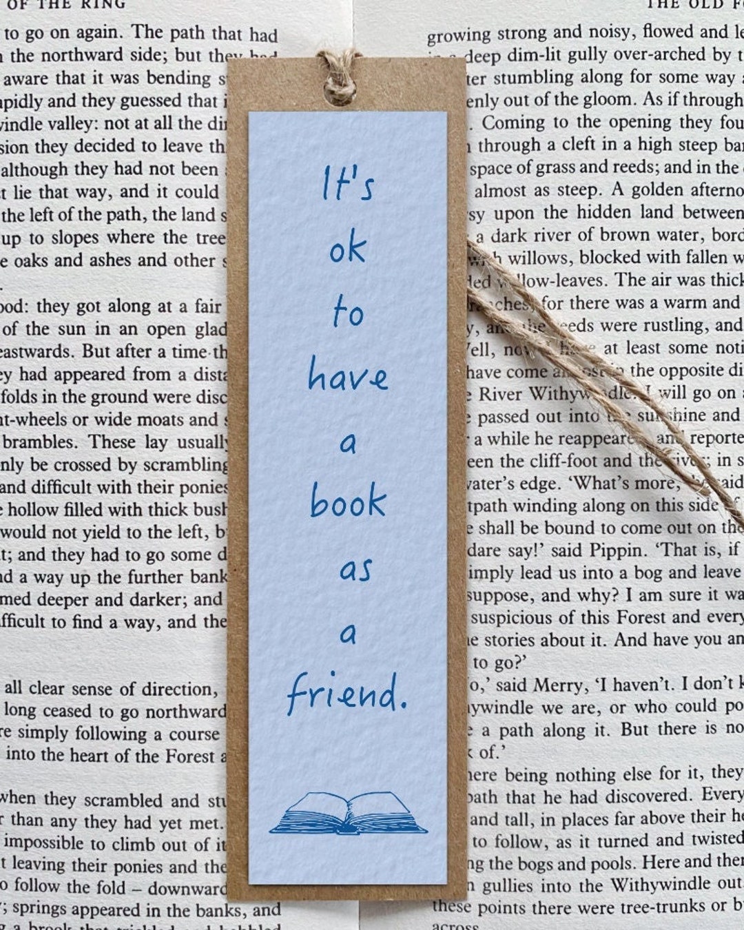 Introvert Bookmark Book Quotes Funny Book Gifts - Etsy
