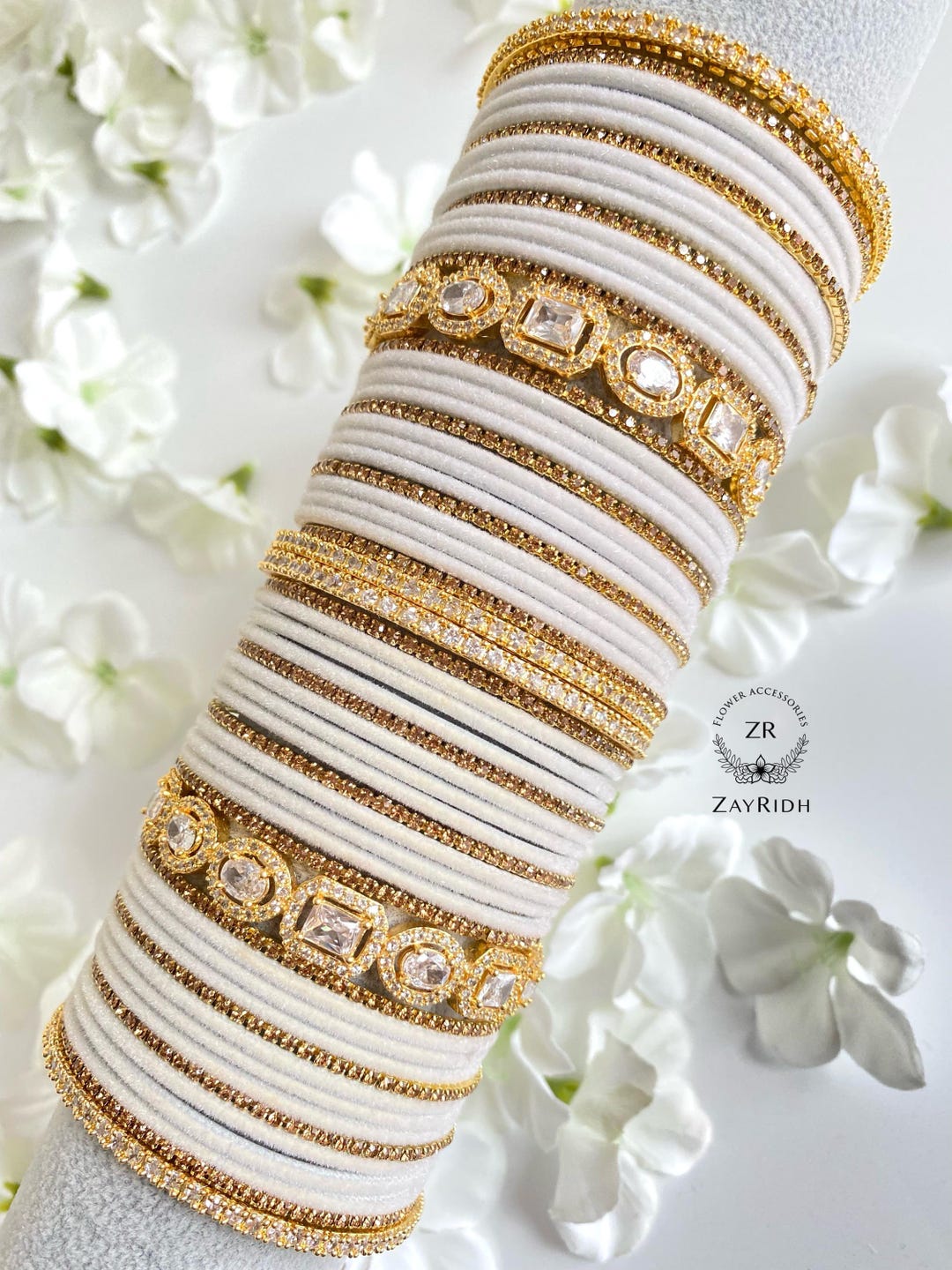 Gold Asian Indian Bridal Bangles Set | Traditional Desi Gold Bangle ...