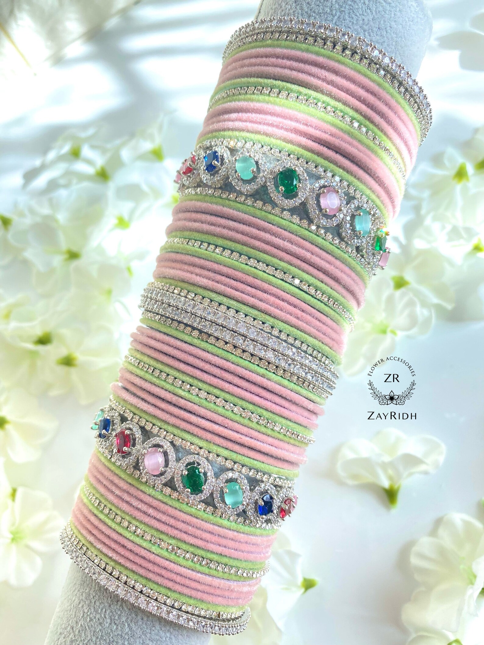 Indian Asian Pakistani Pastel Bridal Party Bangle Set Churiya - Etsy