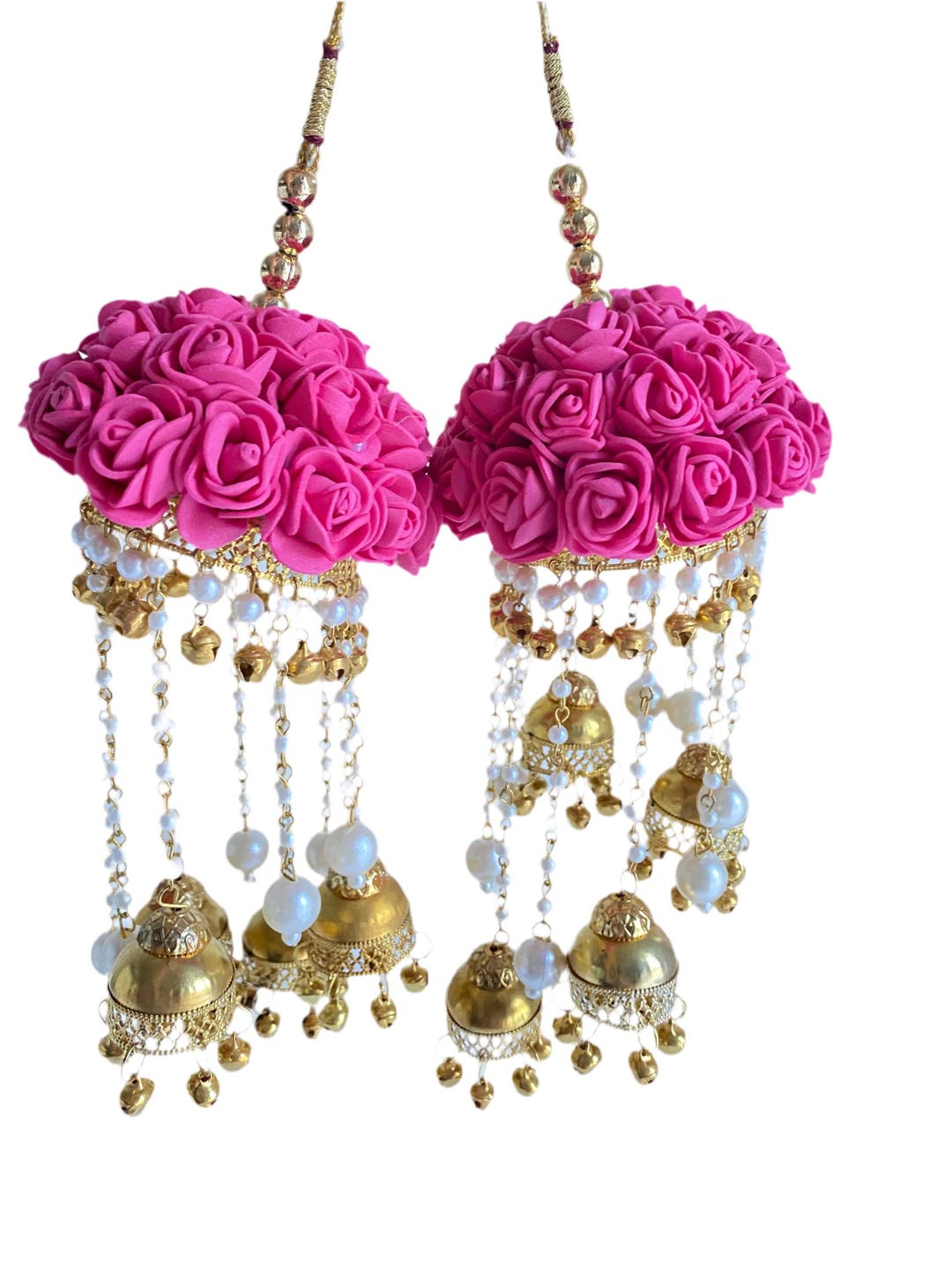 Pink Asian Bridal Kaleere Traditional Wedding Accessories for Brides ...