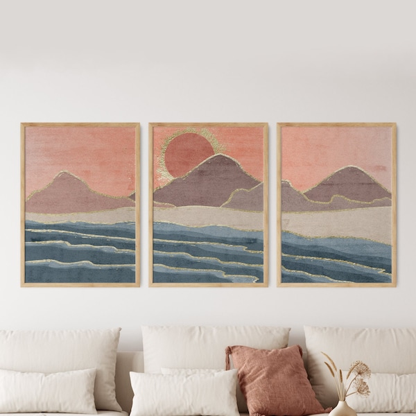Beach Triptych - Etsy