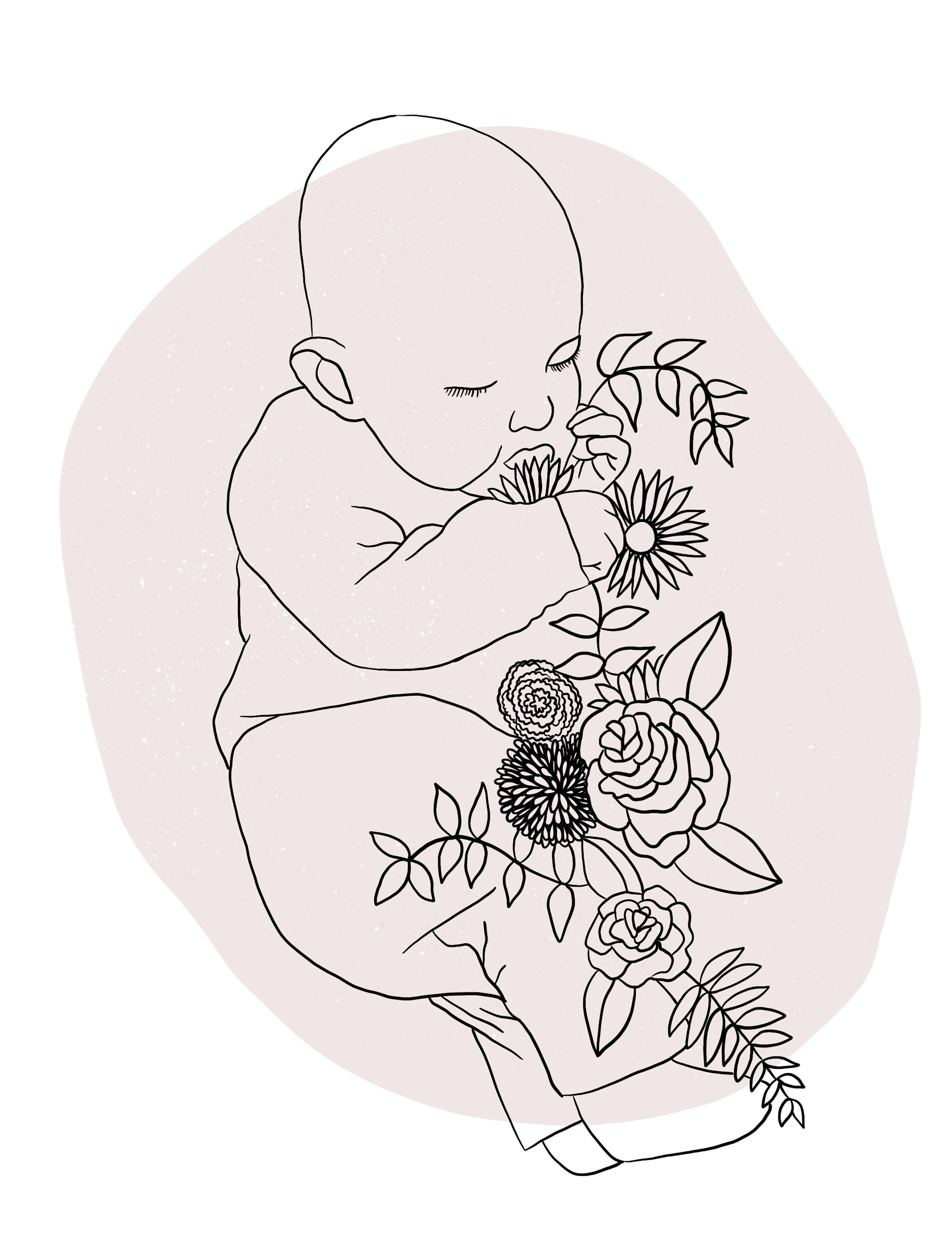 Custom Illustration Newborn Illustrations Birth - Etsy Canada