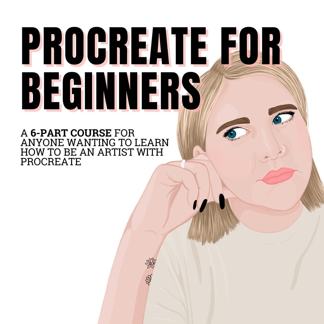 Procreate For Beginners Course Procreate Tutorial Drawing Lessons Procreate Art Etsy