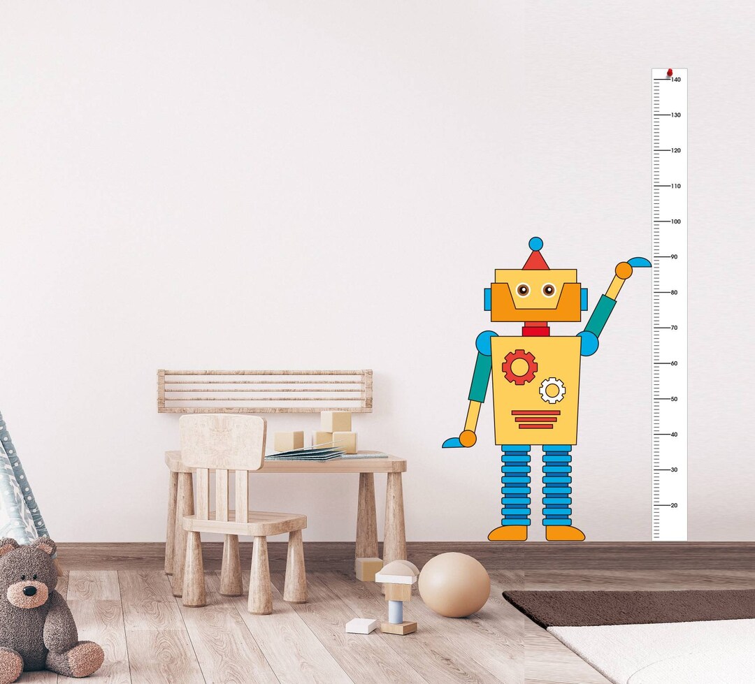 Measuring Chart Wall Decal Children's Wall Vinyl Bedroom - Etsy