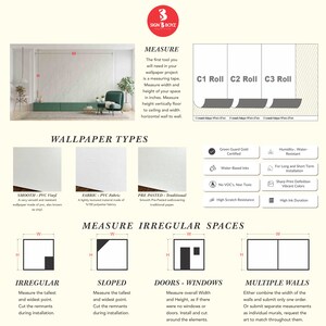 Custom Size Wallpaper - Modern Simple Geometric Lines Wallpaper - Peel ...