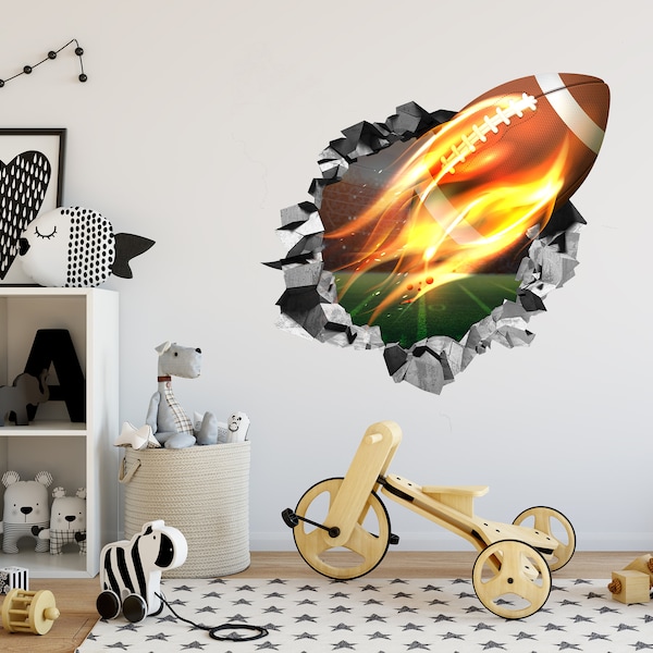 Football Wall Decals - Etsy