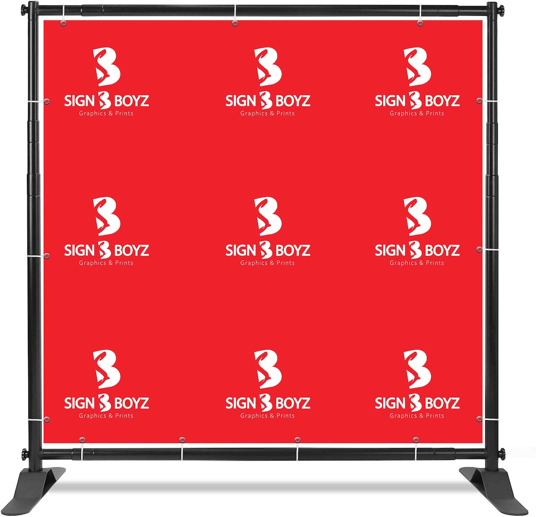 Custom Step and Repeat Event Backdrop | Business Logo Backdrop Banner ...